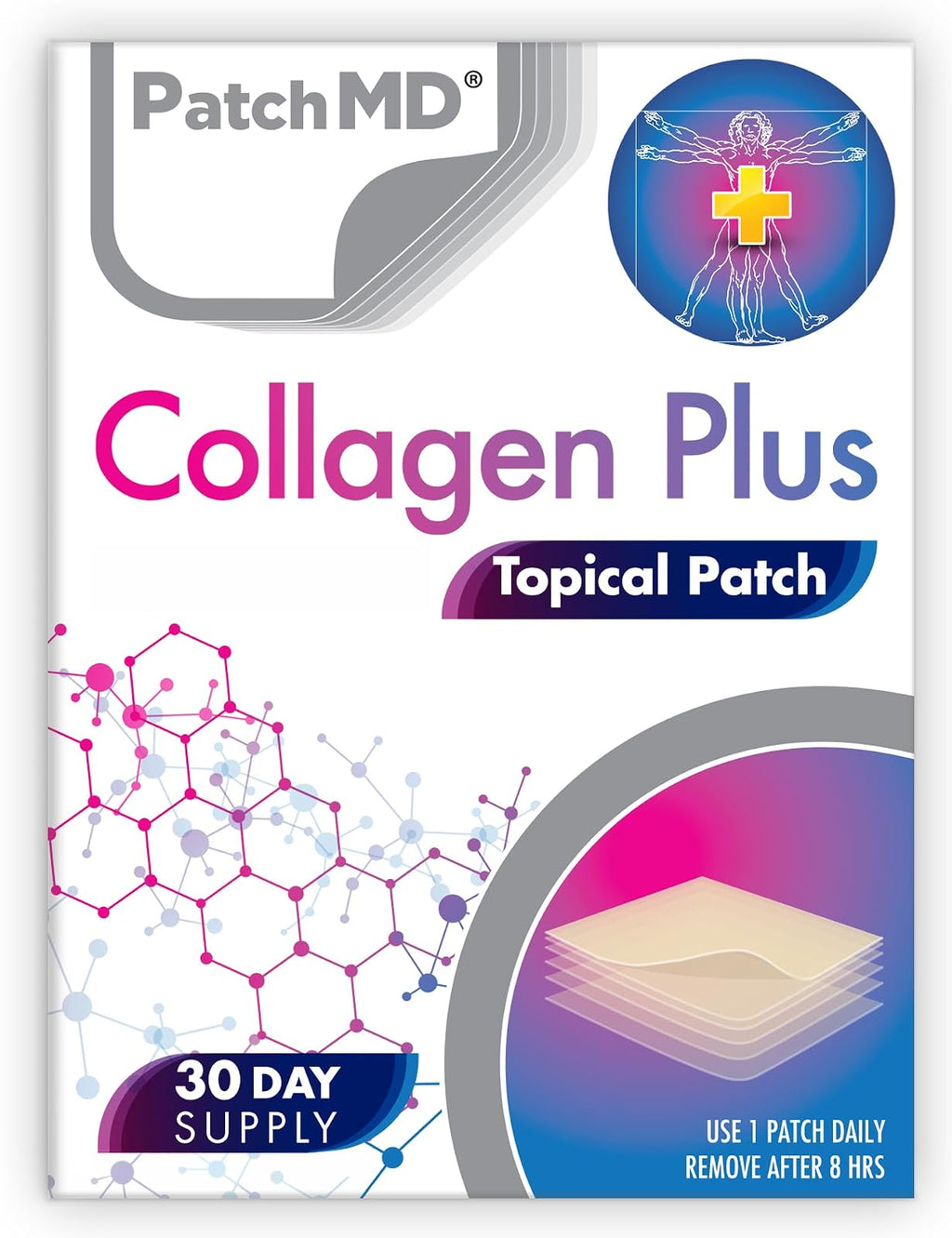 Collagen Plus topical patch benefits