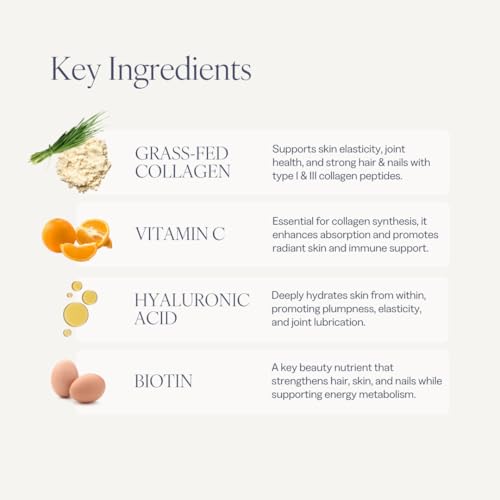 Collagen powder for enhanced skin glow