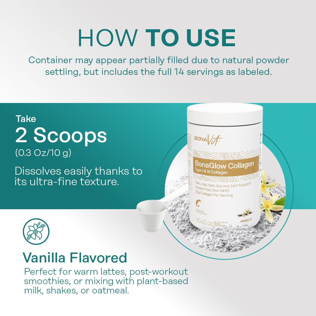Collagen powder for healthy hair
