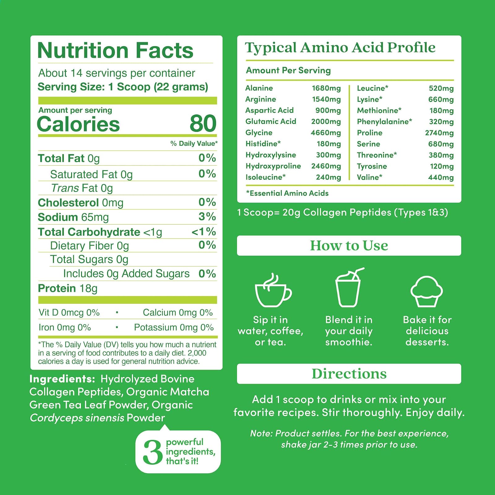 collagen powder for healthy skin