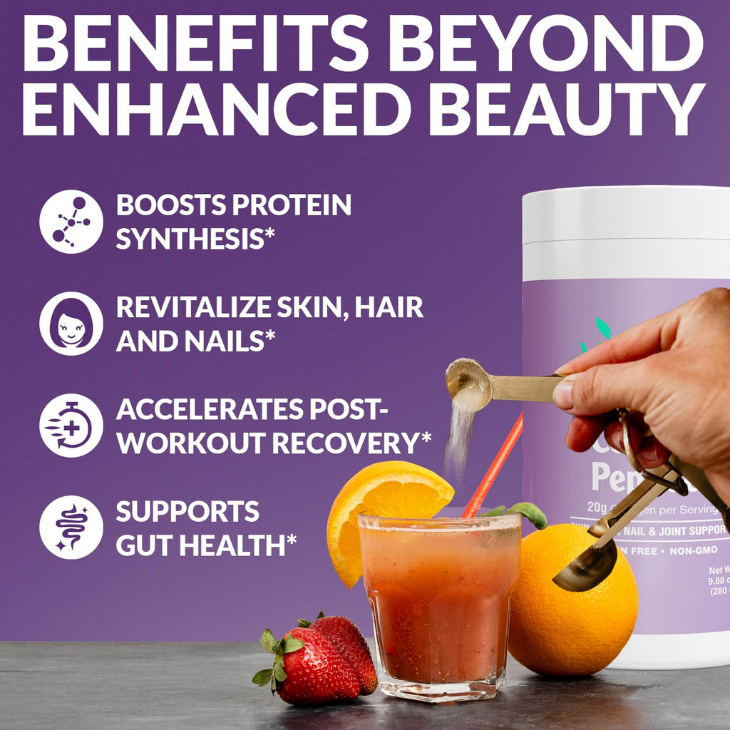 Collagen powder for improved nails