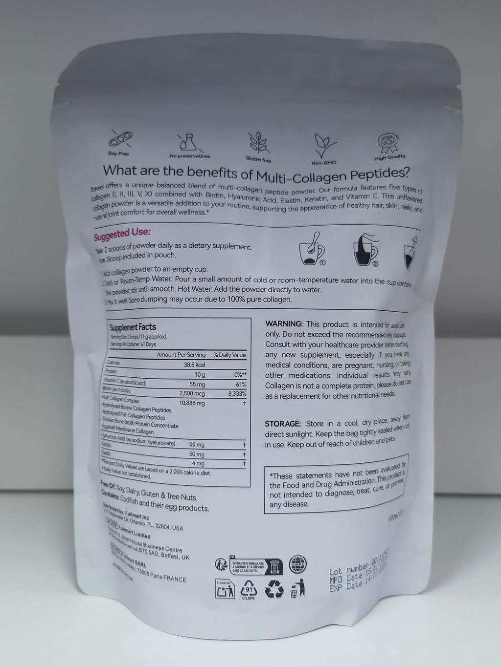collagen powder for joint support