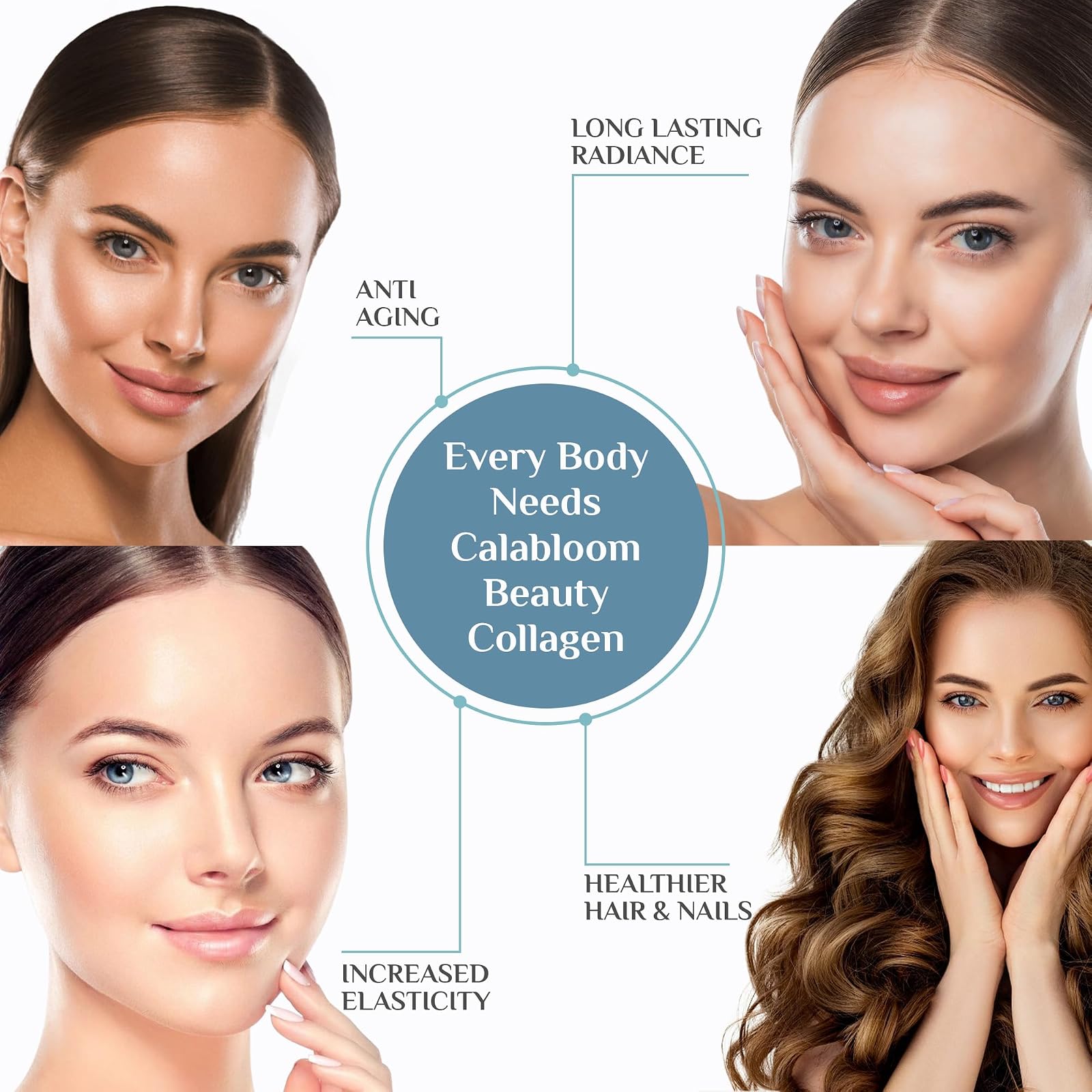 Collagen powder for radiant complexion