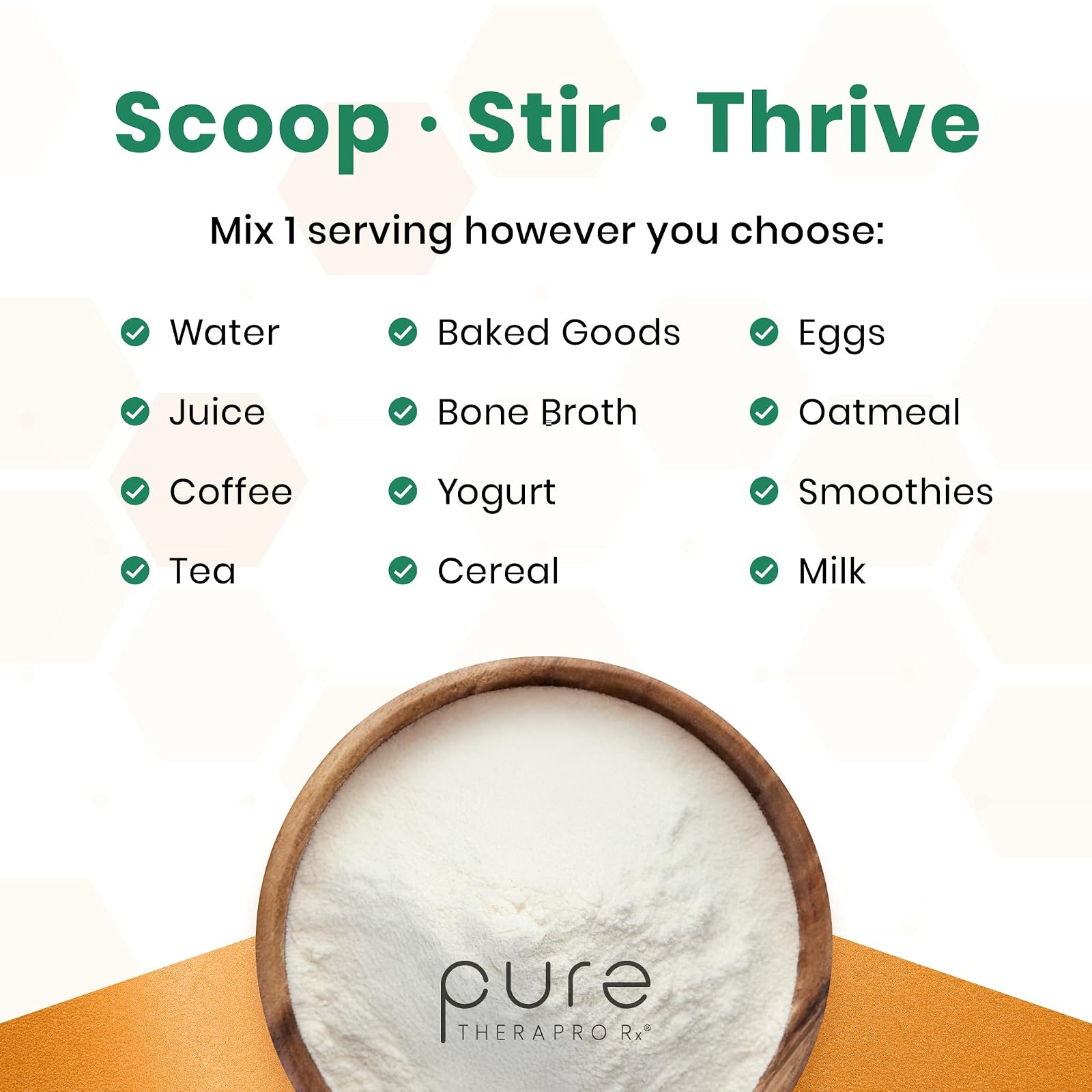 Collagen powder for youthful skin