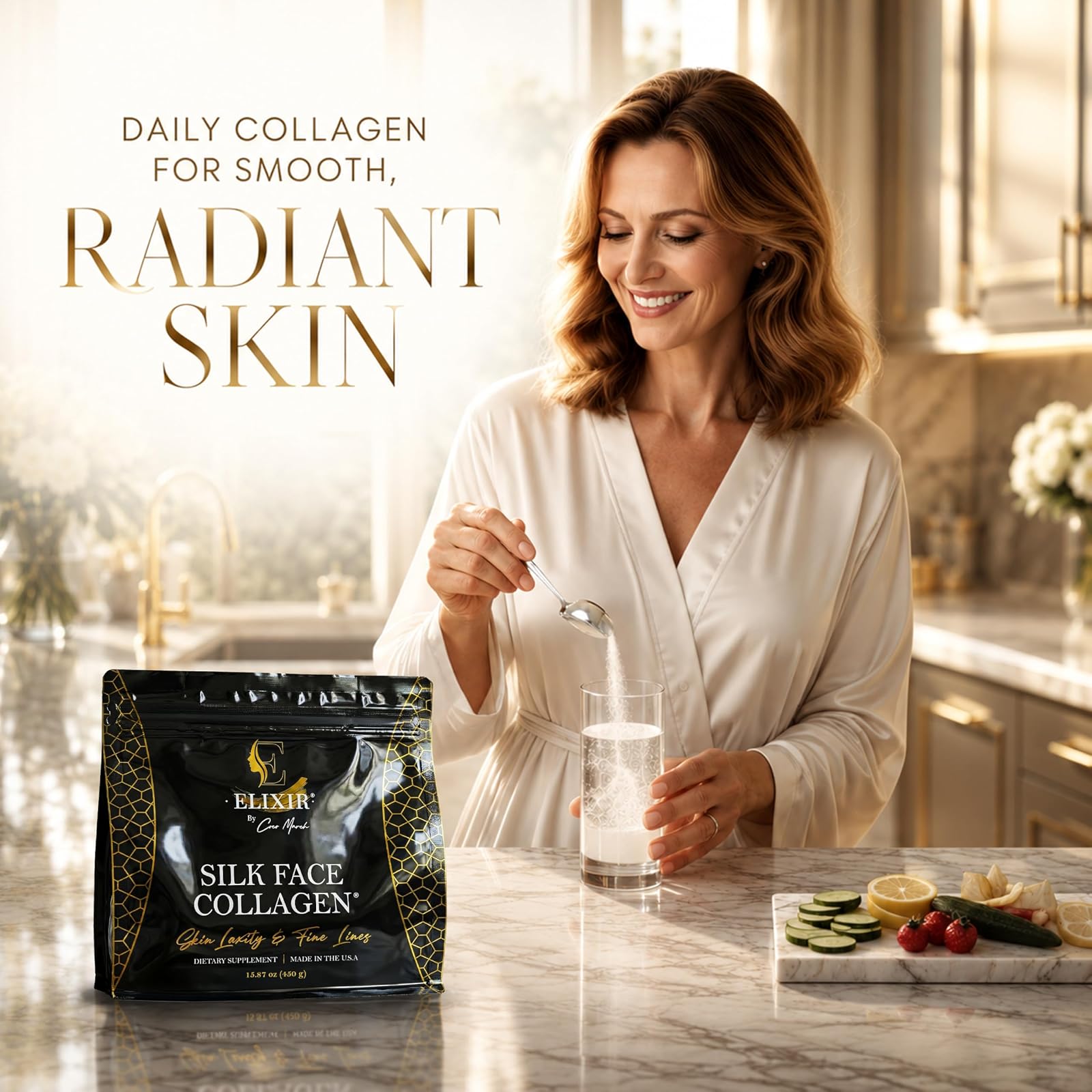 collagen powder mixes easily in drinks