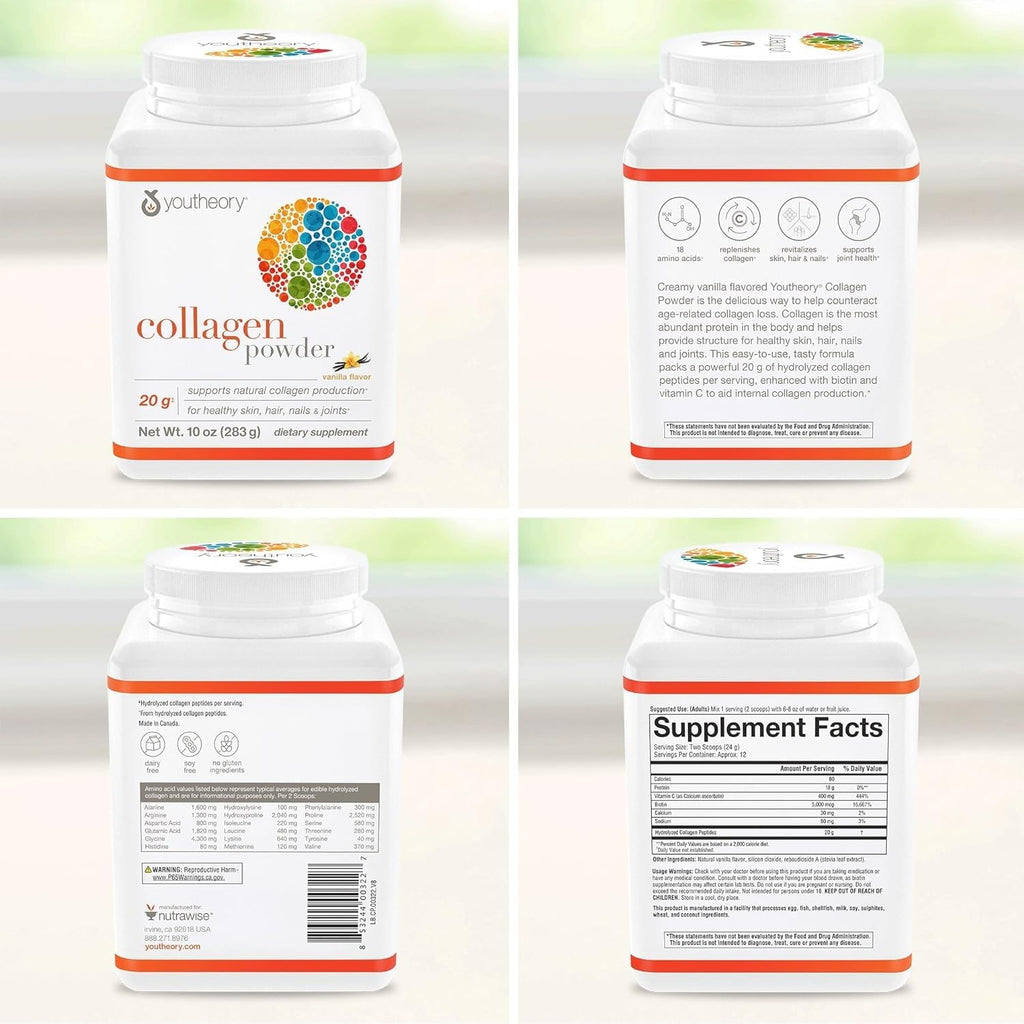 collagen powder with delicious vanilla flavour