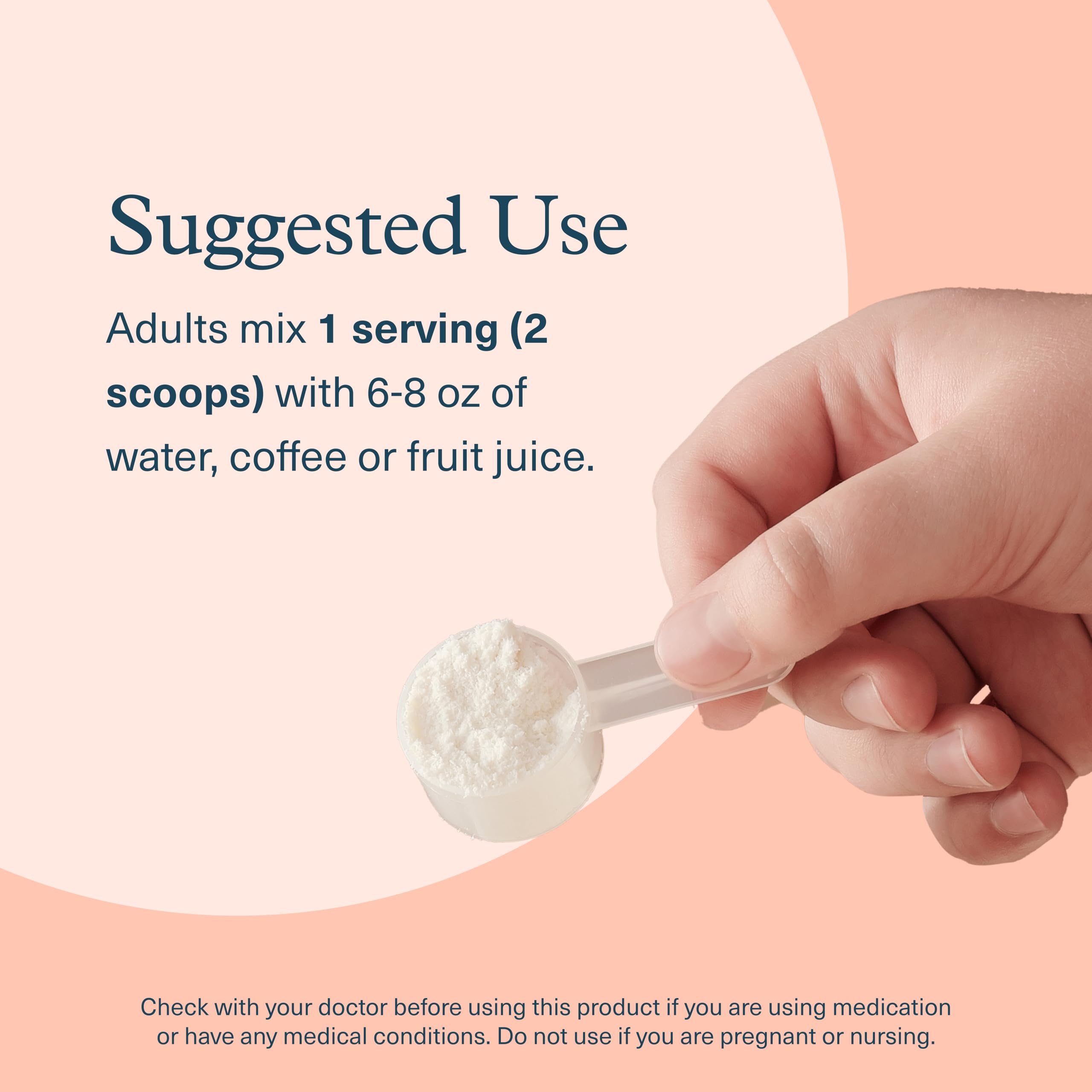 Collagen powder with essential nutrients