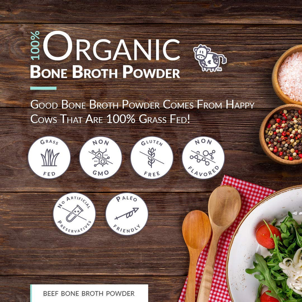 collagen-rich bone broth supplement