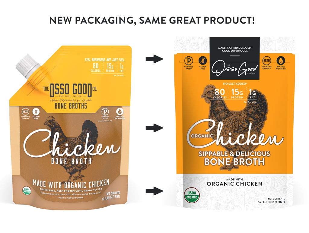 collagen-rich chicken bone broth