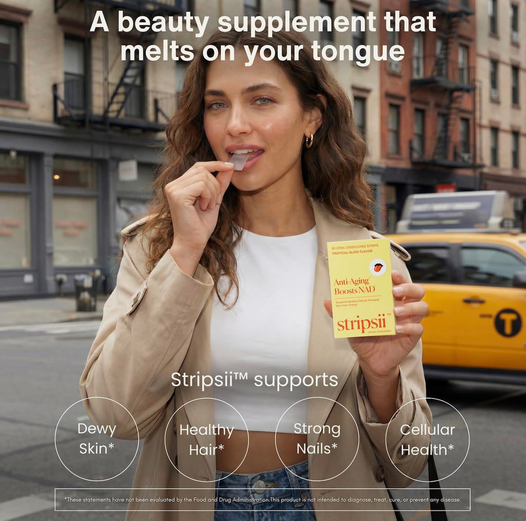 Collagen strips with biotin benefits