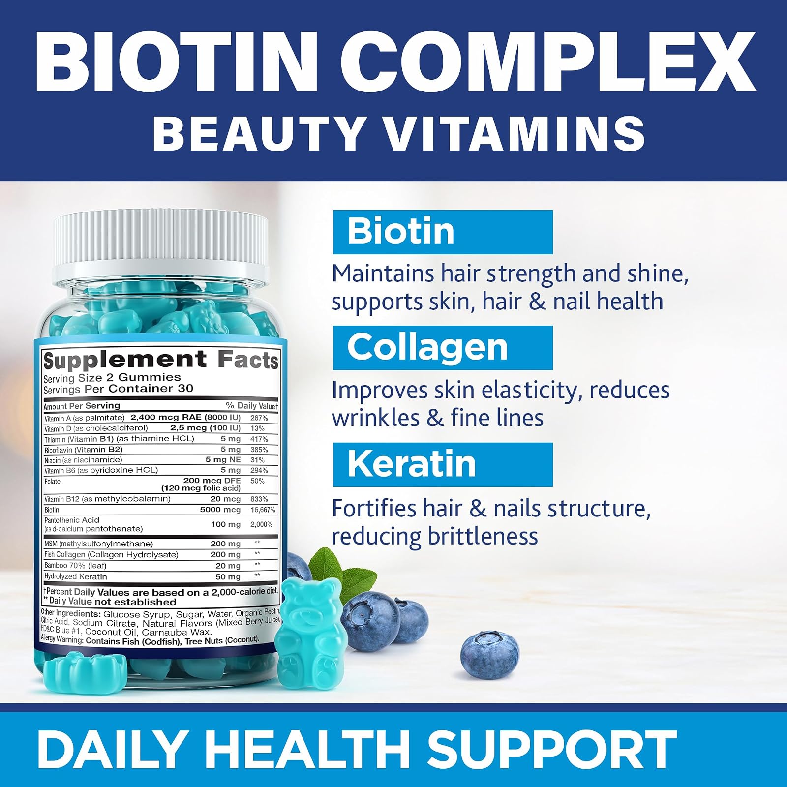 collagen support biotin vitamins