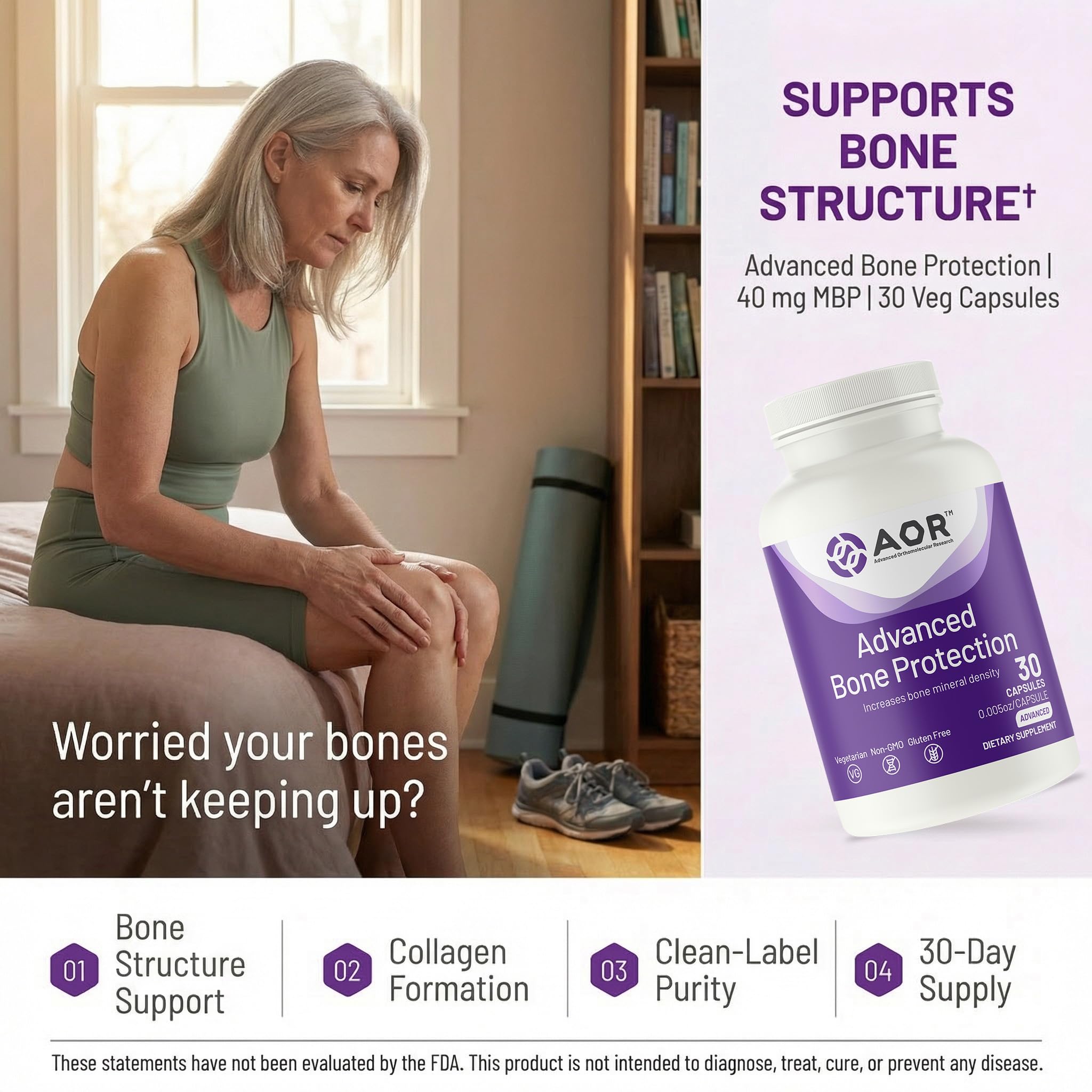 Collagen support blended vitamin capsules