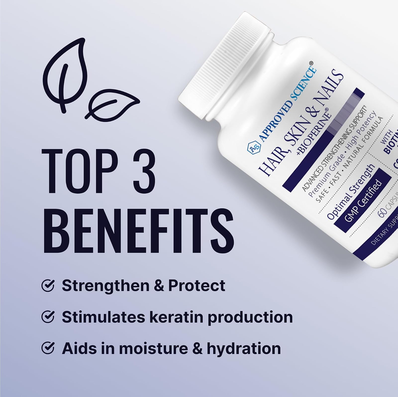 Collagen support for healthy hair