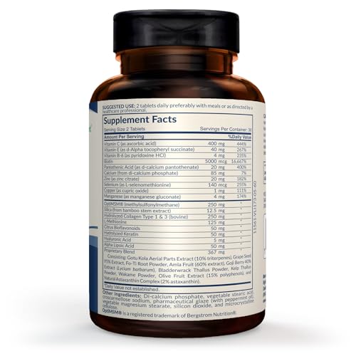 Collagen support for healthy hair