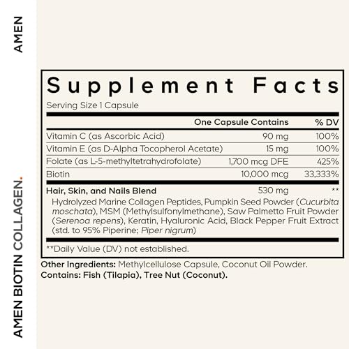 collagen support with Amen biotin