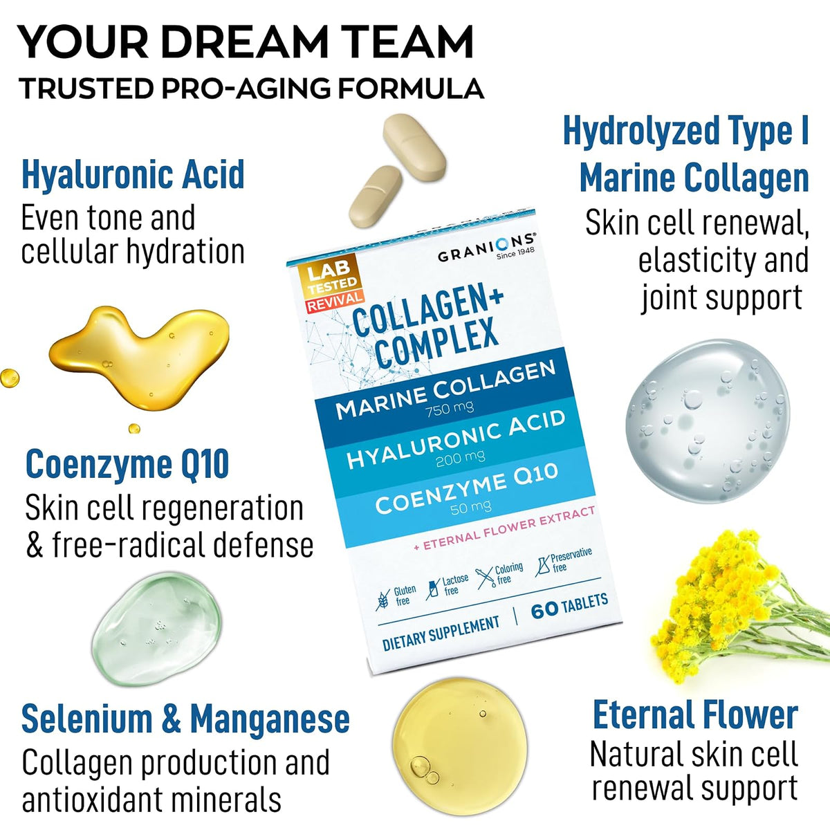 collagen tablets with hyaluronic acid