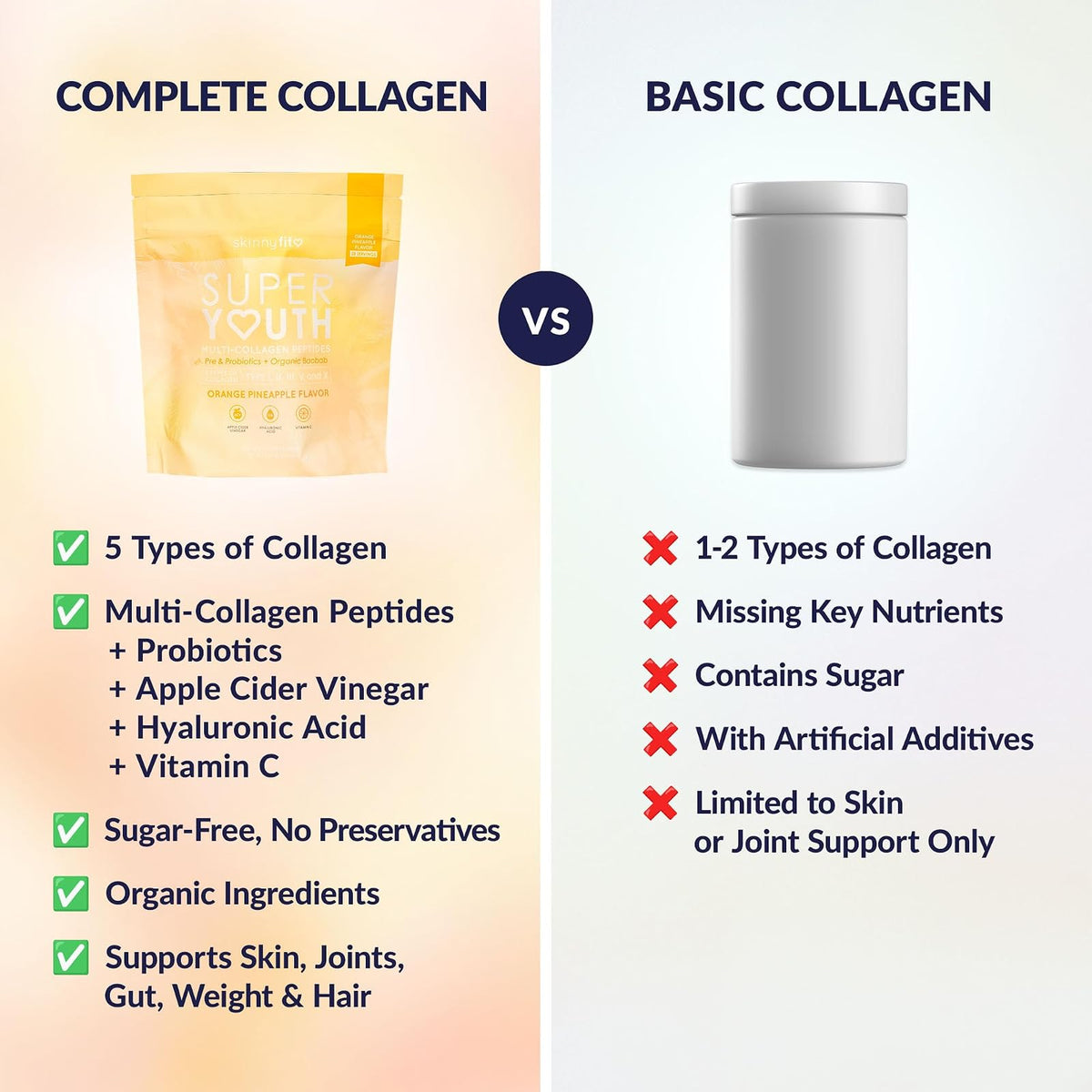 collagen type 2 for flexibility