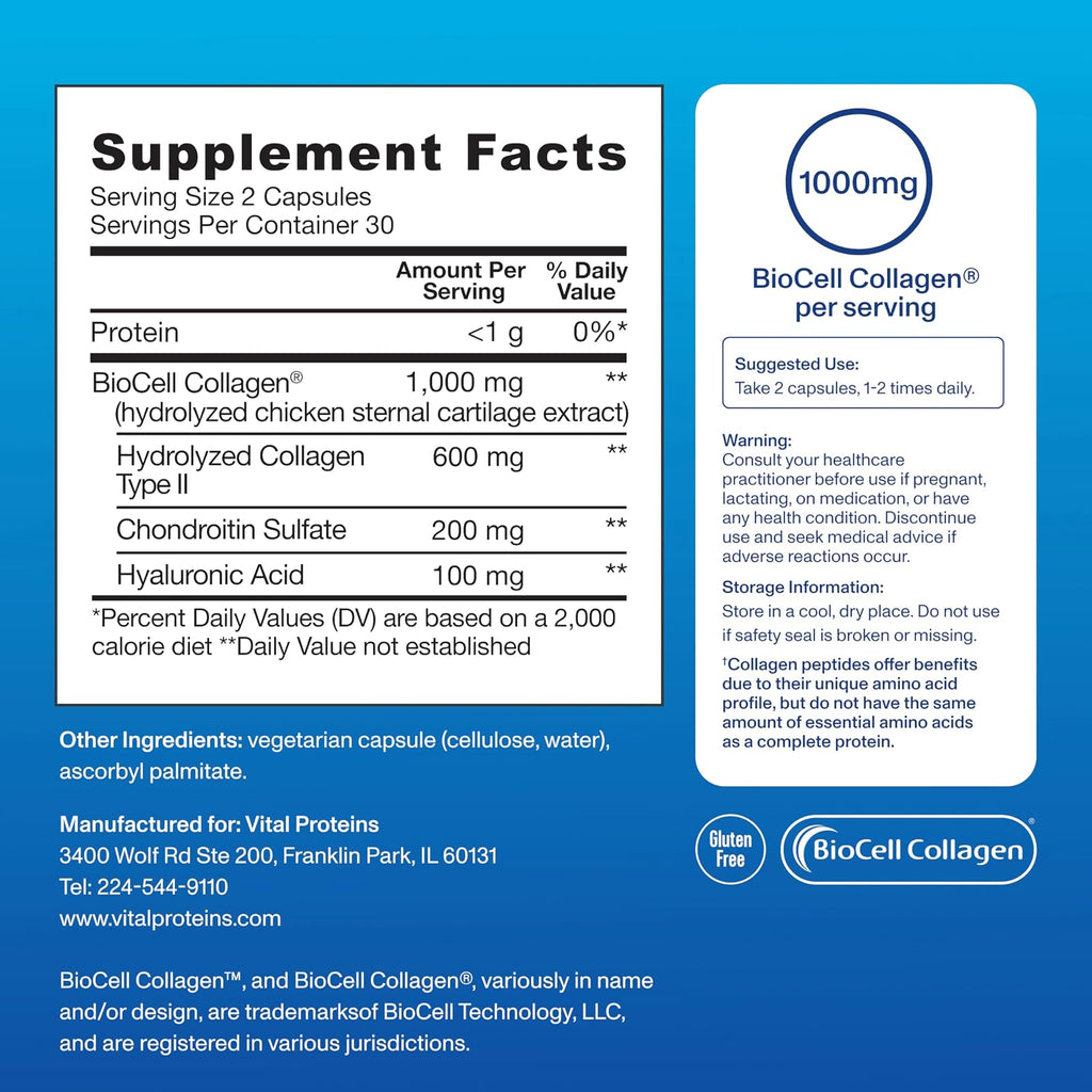 collagen type 2 for flexibility