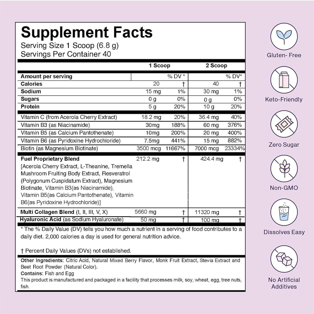 collagen type 2 for flexibility