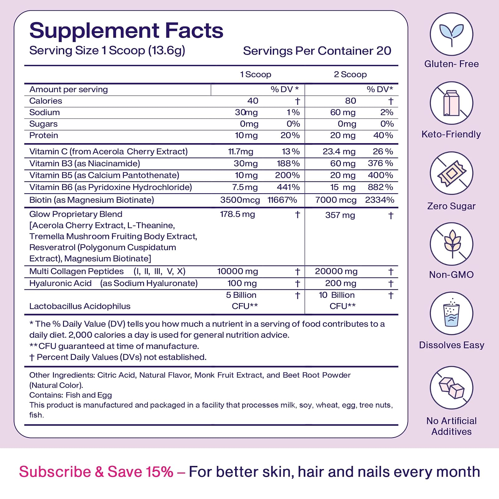 collagen type 2 for flexibility