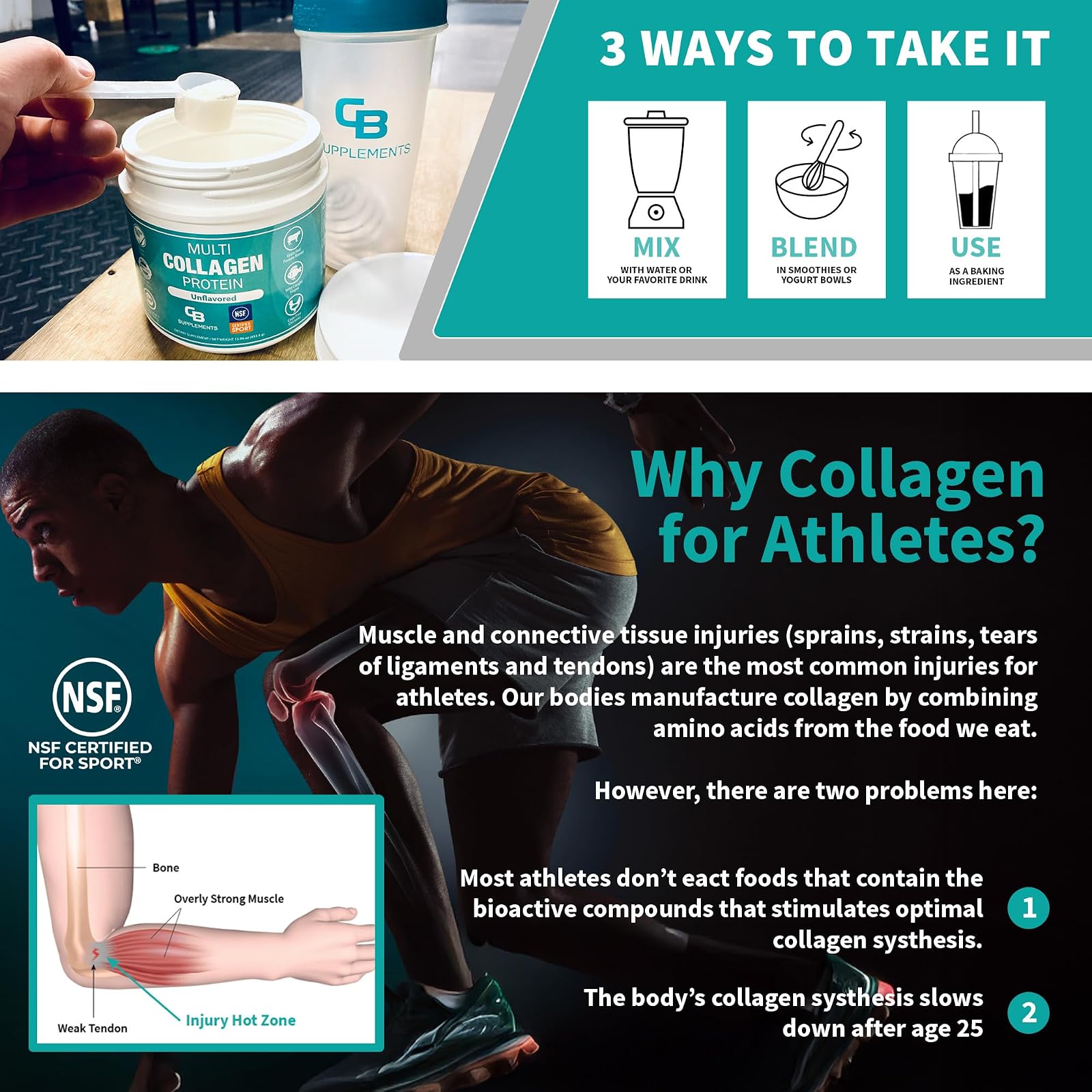collagen type 2 for improved mobility