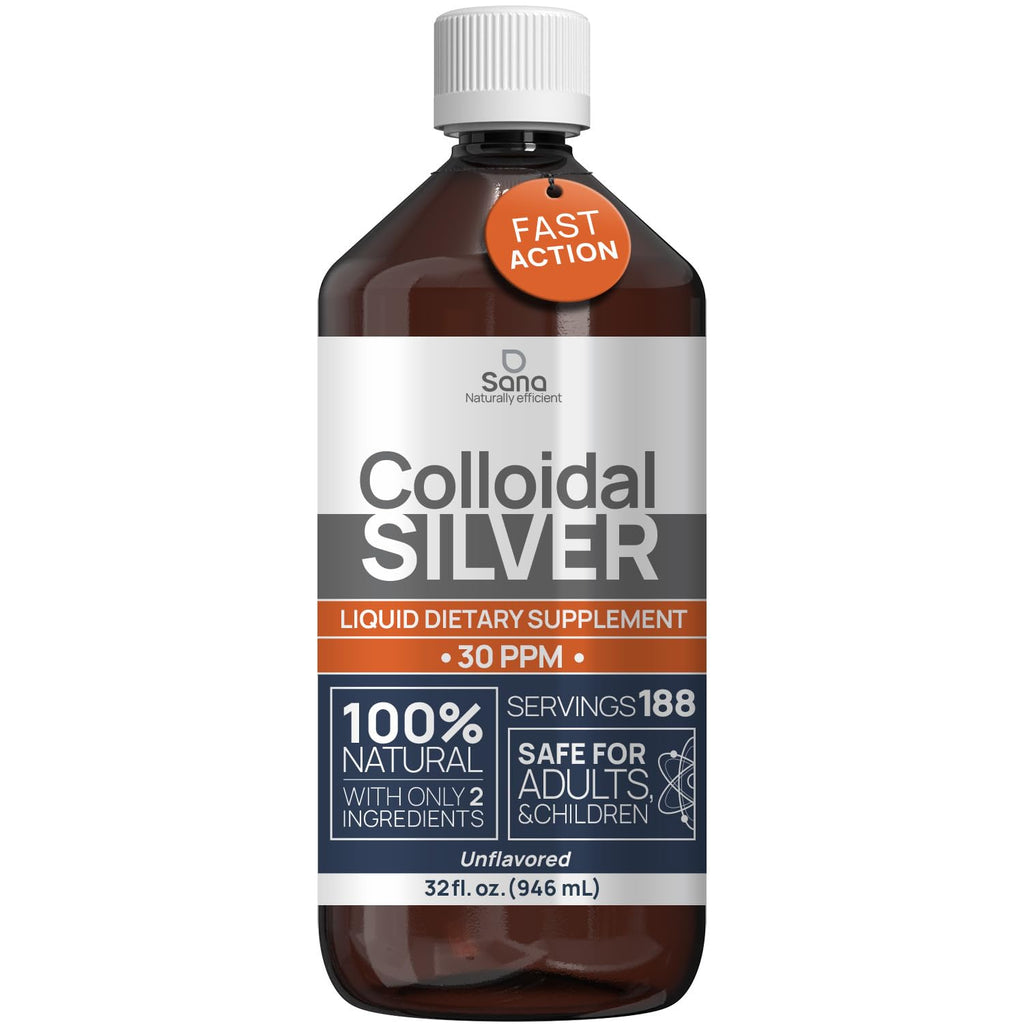 Colloidal silver 30 PPM benefits