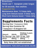 Colloidal silver for immune support