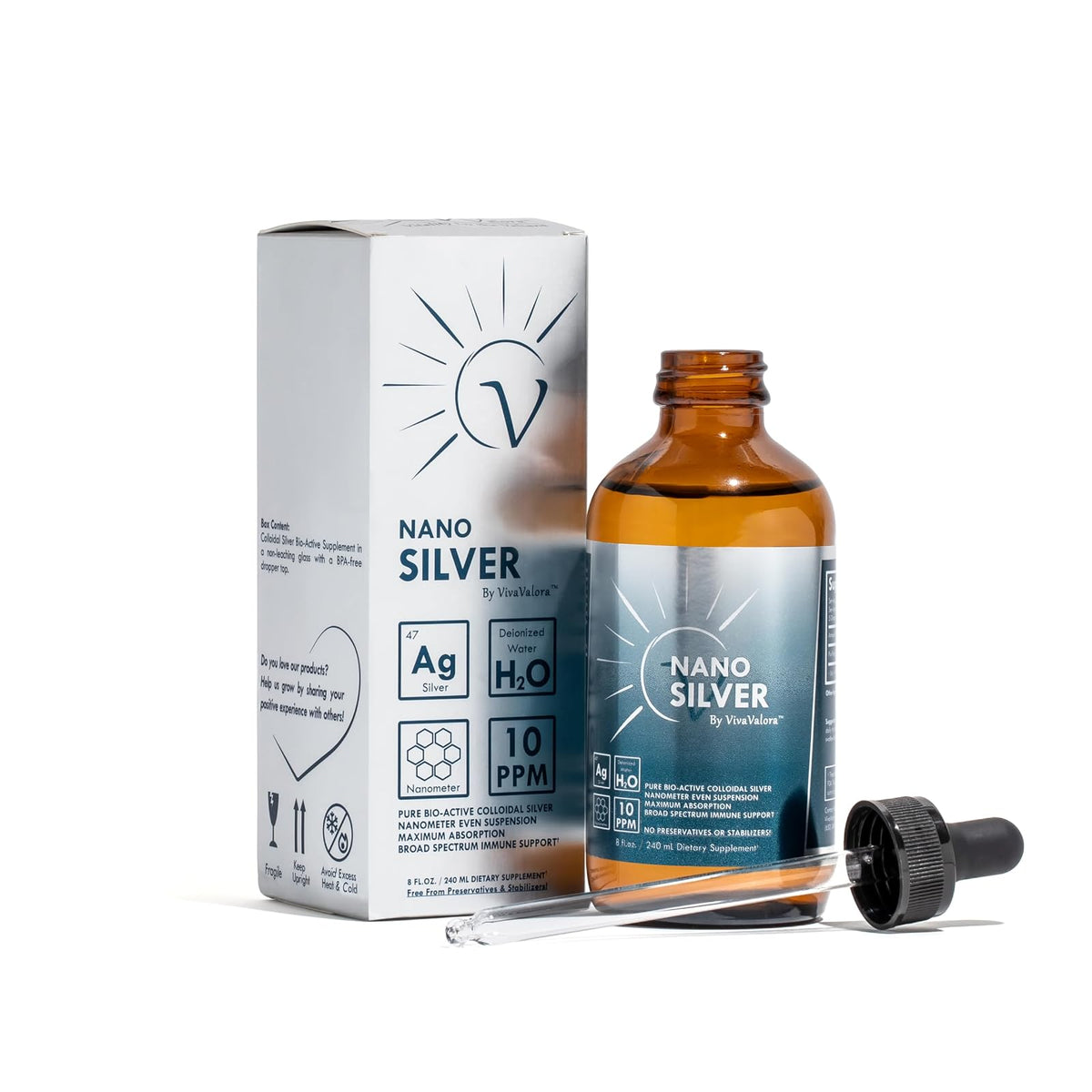 Colloidal silver for overall vitality