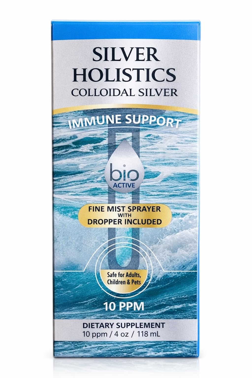 Colloidal silver for skin health