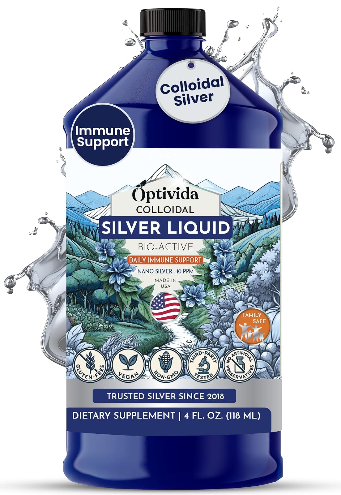 colloidal silver liquid 10 PPM benefits