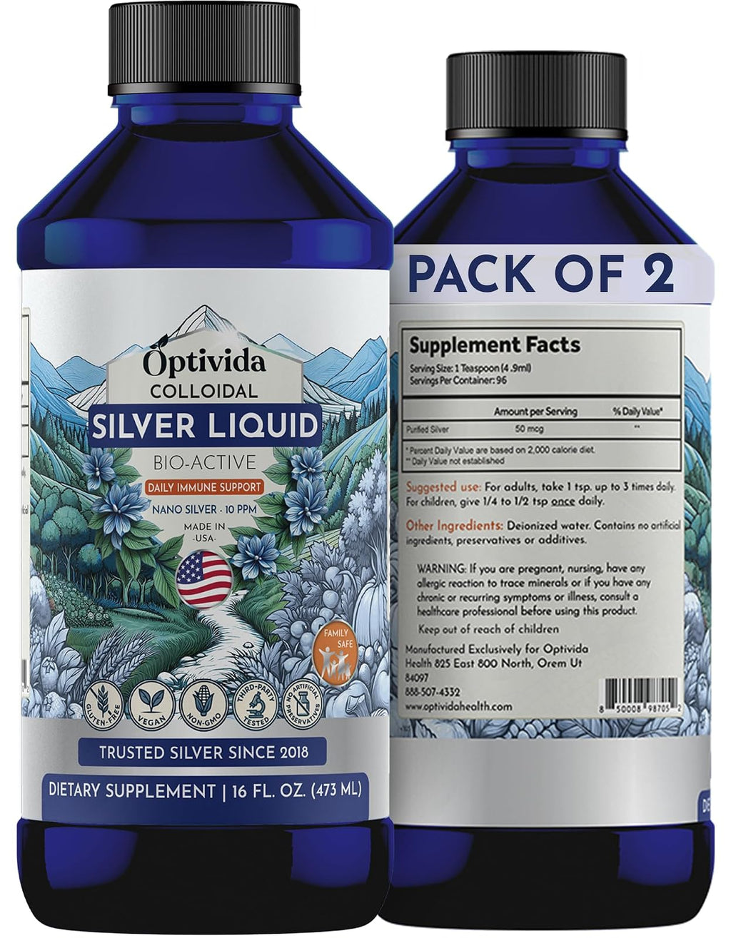 colloidal silver liquid for immune support