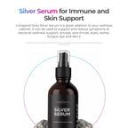 Colloidal silver spray for skin health