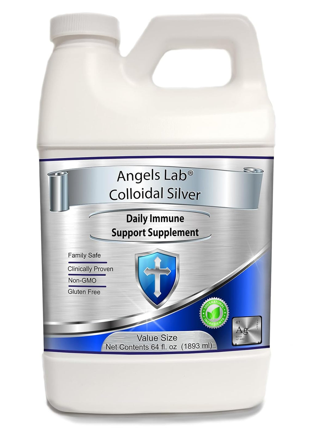 Colloidal silver trace minerals supplement