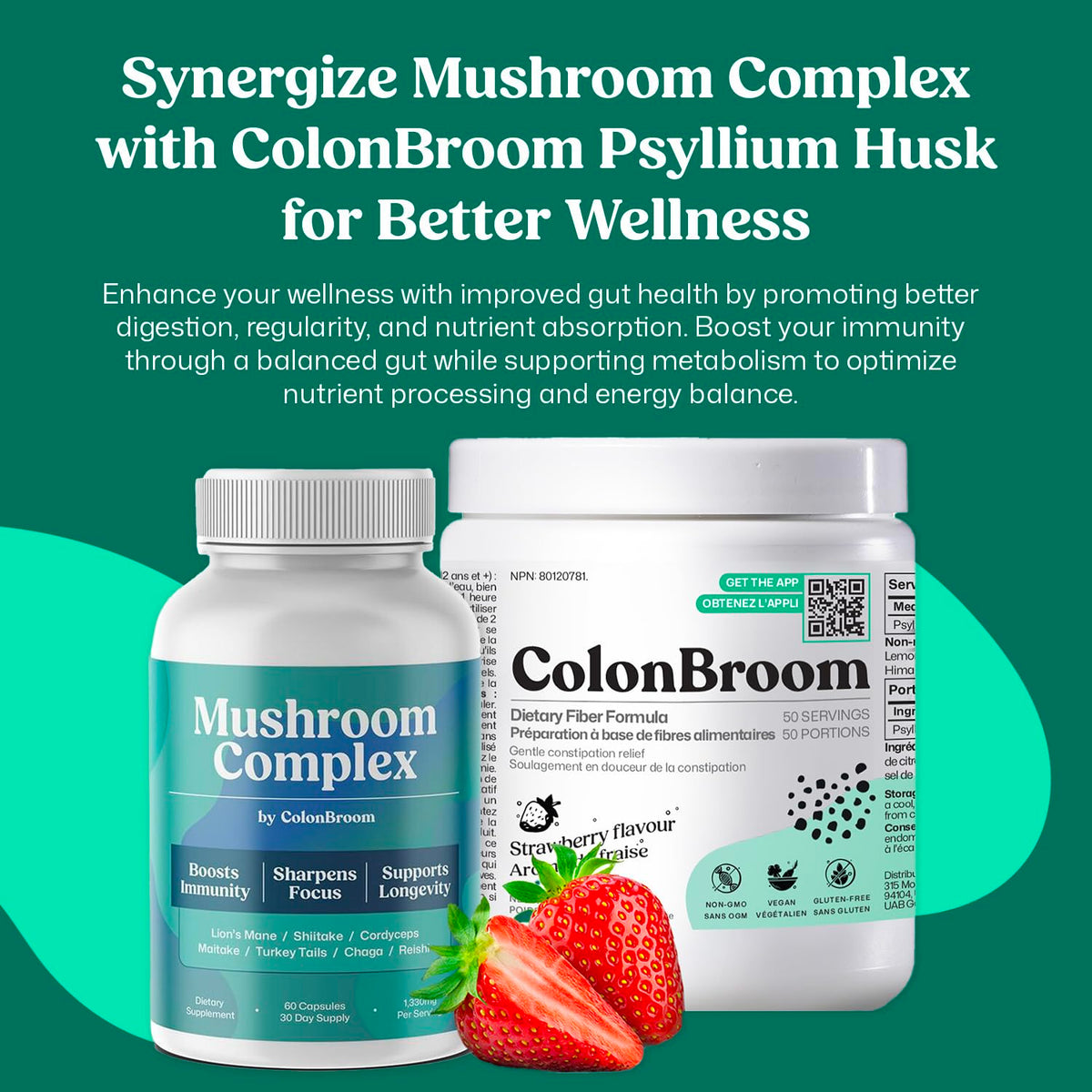 ColonBroom Lion's Mane for mental clarity