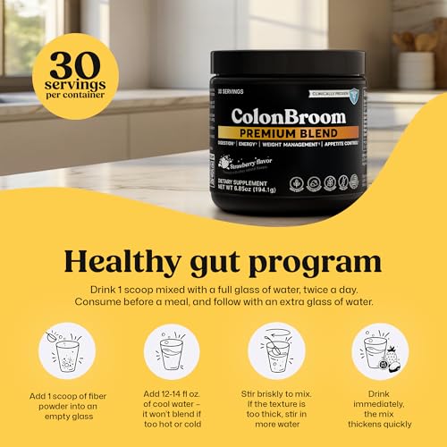 ColonBroom psyllium husk daily boost