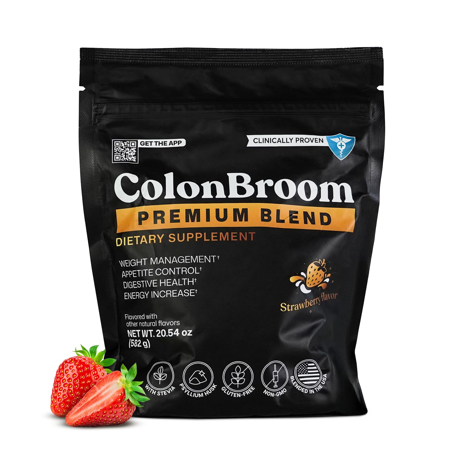 ColonBroom psyllium husk fiber powder