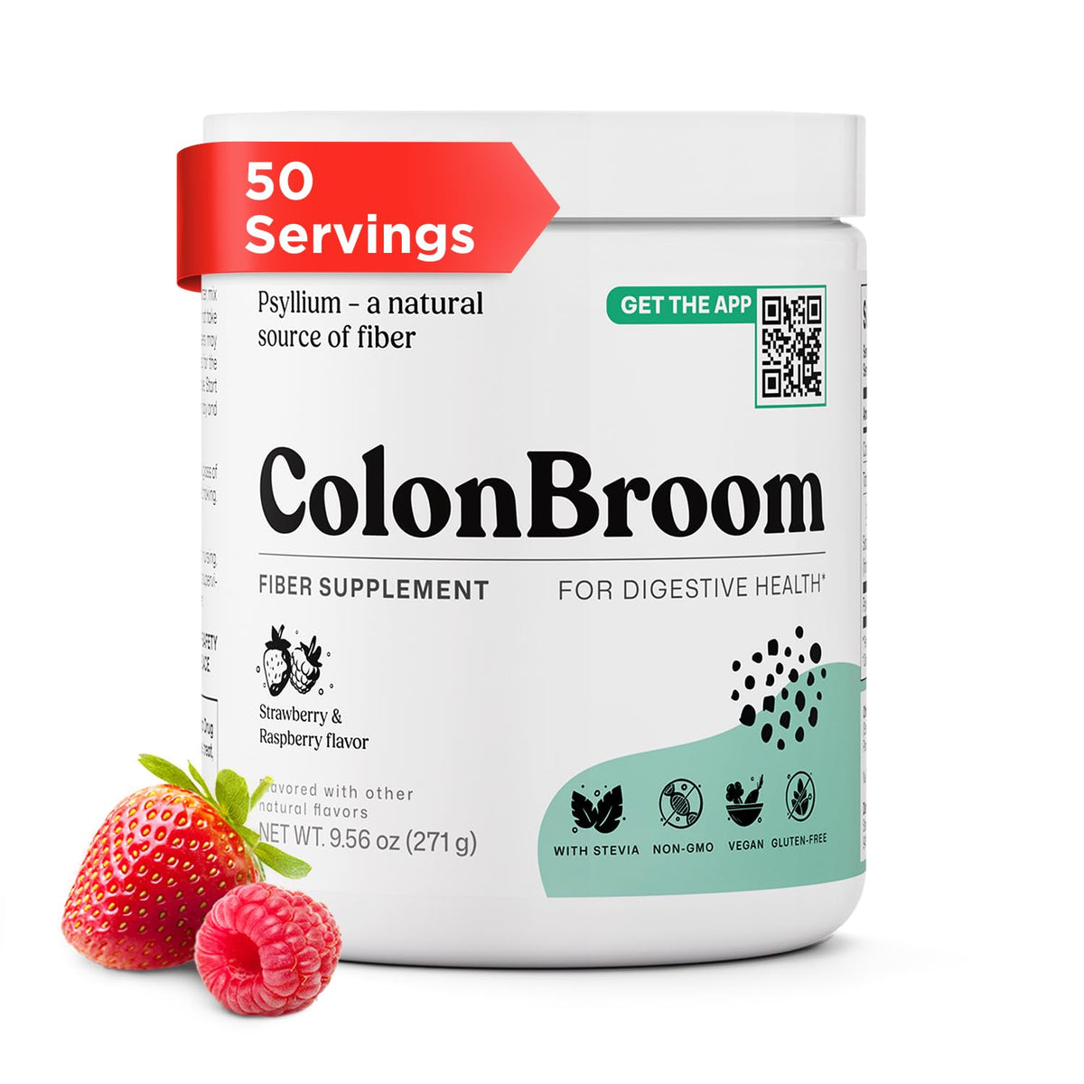 ColonBroom psyllium husk fiber powder