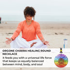 colorful chakra necklace for wellness