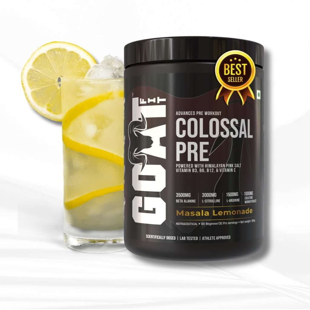 Colossal Pre PreWorkout Masala Lemonade flavour