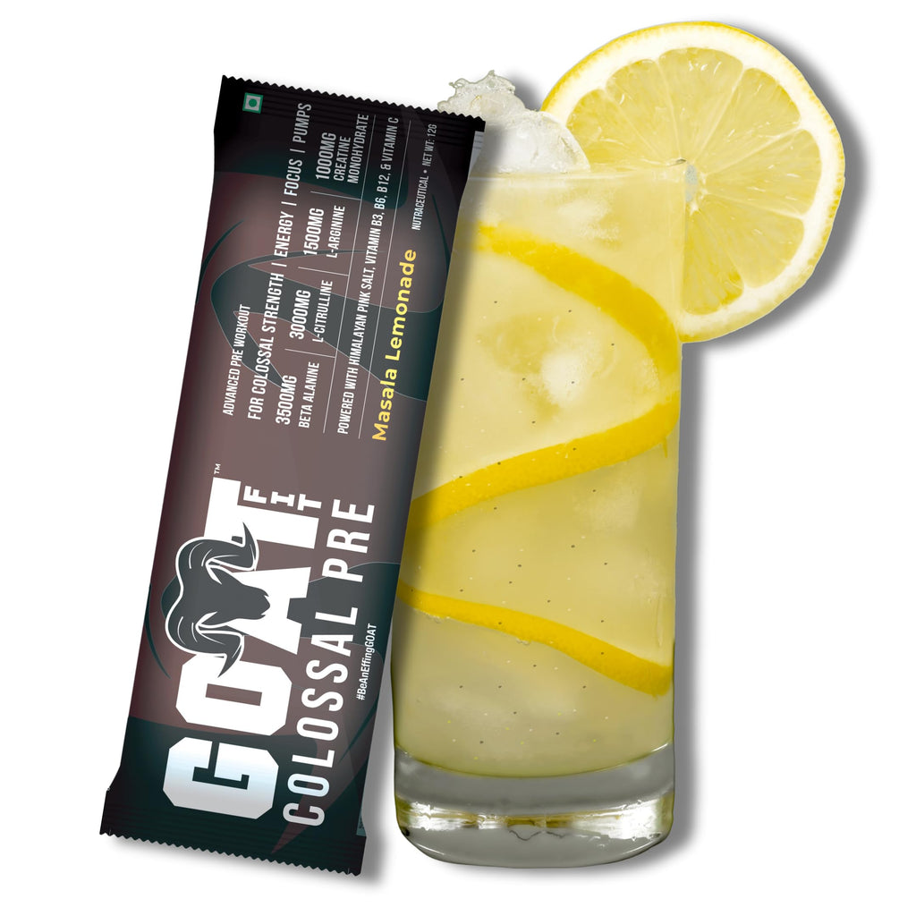 Colossal Pre PreWorkout Masala Lemonade