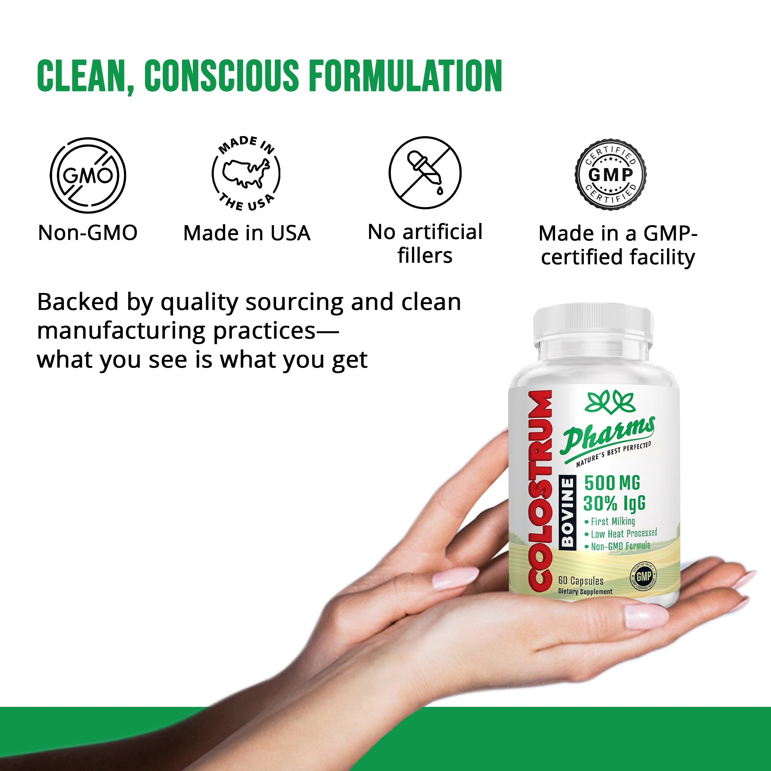 Colostrum capsules for daily health