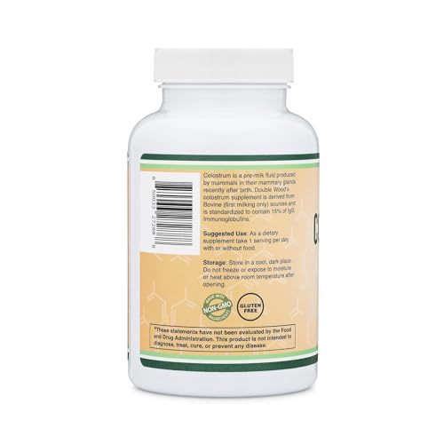Colostrum capsules for digestive health