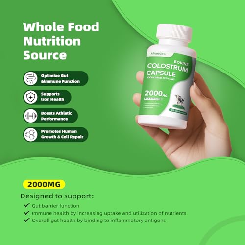 Colostrum capsules for digestive support