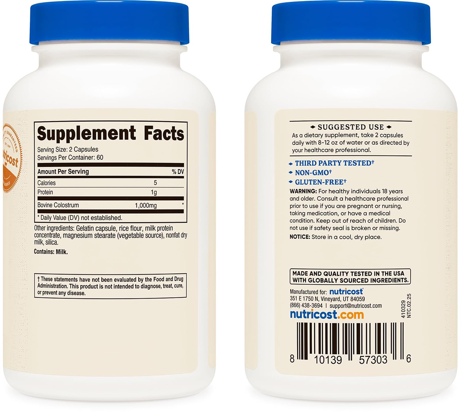 colostrum capsules for healthy digestion