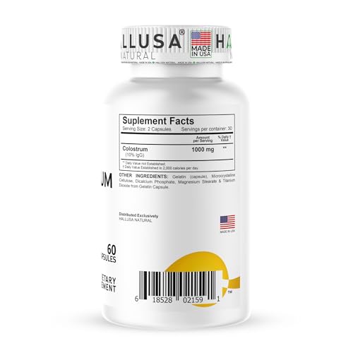 Colostrum capsules for holistic support
