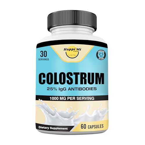 Colostrum capsules for immune support