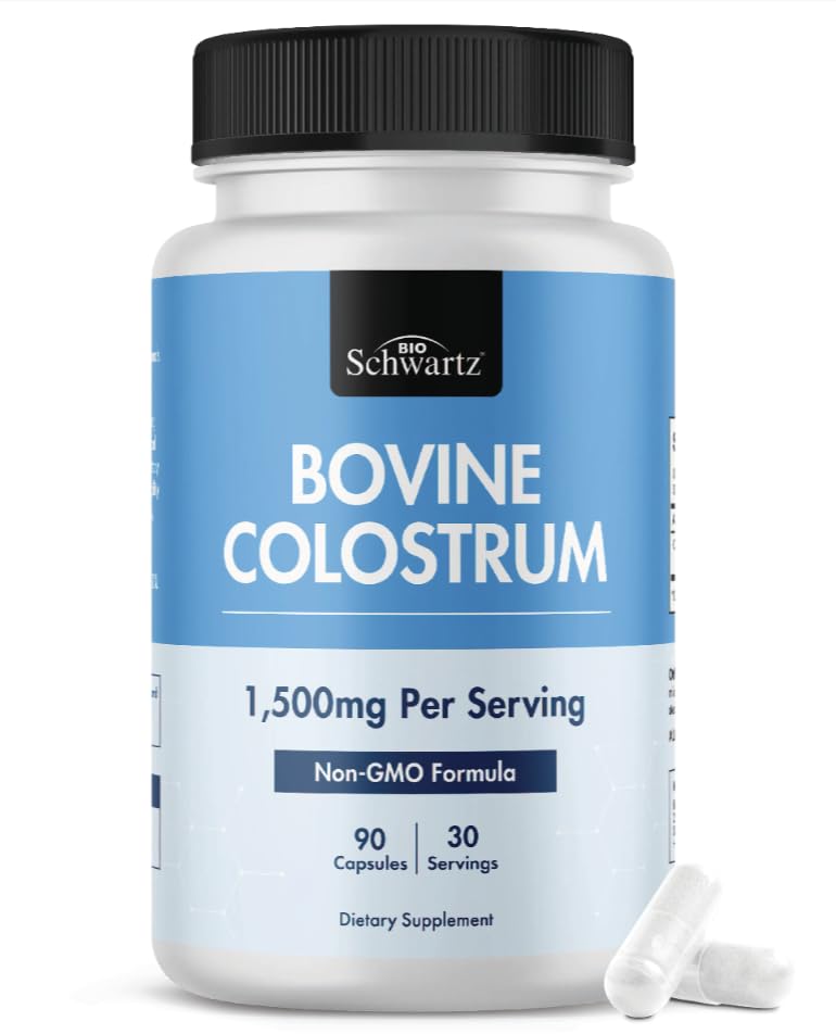 Colostrum capsules for immune support