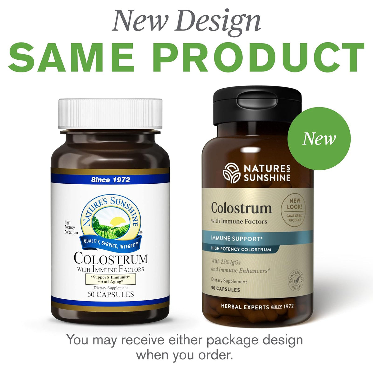 colostrum capsules for seniors' vitality