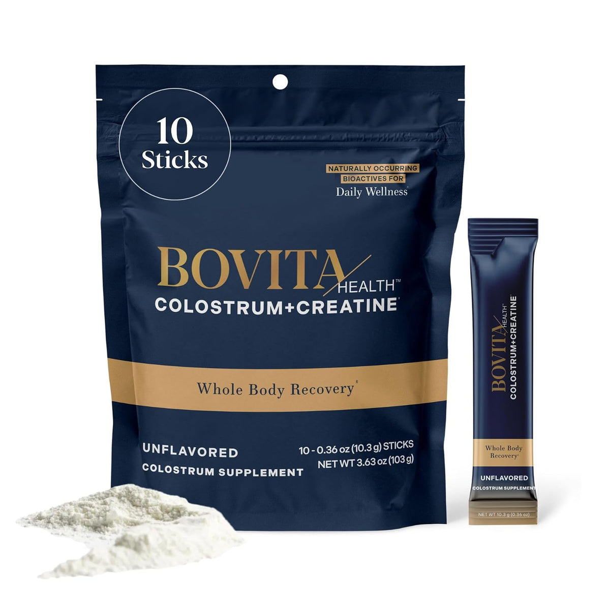 Colostrum creatine powder for energy