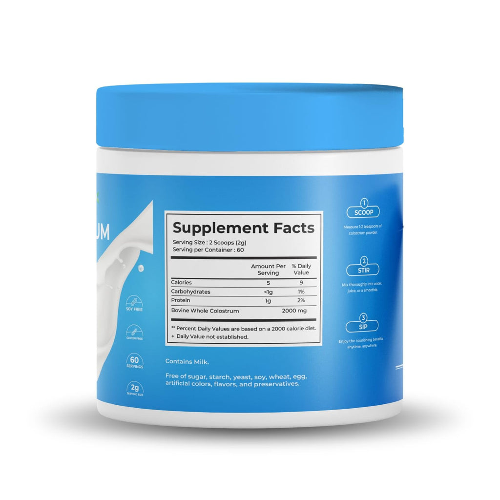 Colostrum for immune system support